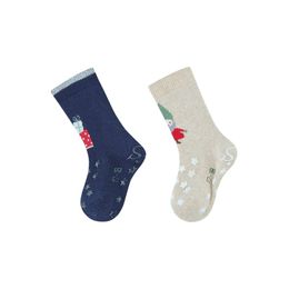 Sterntaler ABS Krabbelsocken 2er-Pack Wichtel in marineblau | Gr.: 20