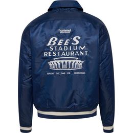 Hummel Trainingsjacke "Letterman Jacket Hsw" in Blau | Gr.: L