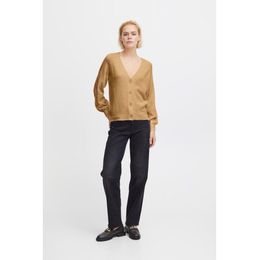 Ichi Strickjacke IHKAMARA Loose fit in Curry | Gr.: XL