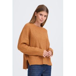 oxmo Strickpullover OXBomma in Braun | Gr.: L