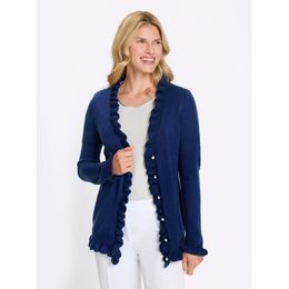 Sieh an! Strickjacke in royalblau | Gr.: 50