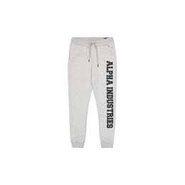 Alpha Industries Herren Jogginghose &raquo;Big Letters Jogger&laquo; grau 3XL, Normalgr&ouml;&szlig;en