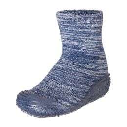 Playshoes Hausschuh gestrickt in Marine | Gr.: 18/19