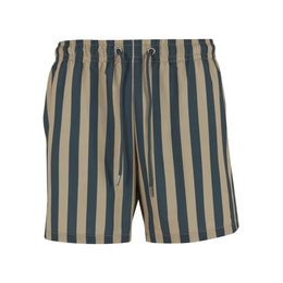 Urban Classics Beachwear - Bottom in bottlegreen/unionbeige | Gr.: S
