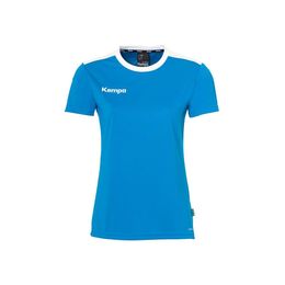 Trainings-T-Shirt Emotion 27 Women in Kempablau/wei&szlig; | Gr.: L