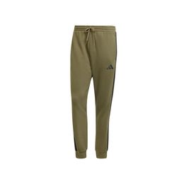 Adidas Jogginghose Herren im 3 Streifen Design in Oliv | Gr.: XXL