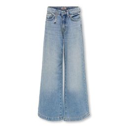 KIDS Only Jeans mit weitem Bein in Medium Blue Denim | Gr.: 140
