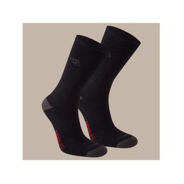 Craghoppers Trekkingsocken / Wandersocken NosiLife TwinPck in Schwarz | Gr.: 36-38