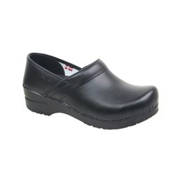 Sanita Comfortwear Clog "Original-Prof. Pu" in Schwarz | Gr.: 40