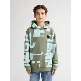 PETROL INDUSTRIES Hoodie mit Allover-Print Laguna in Gr&uuml;n | Gr.: 128