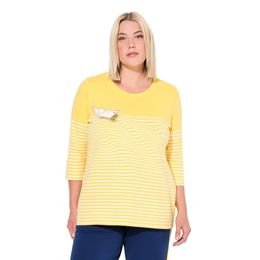 Ulla Popken Longsleeve in sonnengelb | Gr.: 46-48