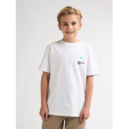 PETROL INDUSTRIES T-Shirt mit grafischem R&uuml;ckenprint Aguila in Wei&szlig; | Gr.: 128