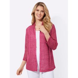 Sieh an! Strickjacke in fuchsia | Gr.: 46