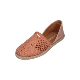 VERBENAS Espadrilles CARMEN CROCHET LINO PARIS in orange | Gr.: 38