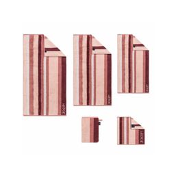 Caw&ouml; Caw&ouml; Waschhandschuh Vibe Streifen 1698 22 in Puder Rosa | Gr.: 80 x 150 cm