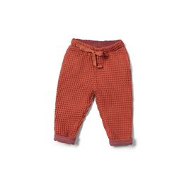 Little Green Radicals Hose aus Bio-Waffelbaumwolle in Orange | Gr.: 2-3 Jahre