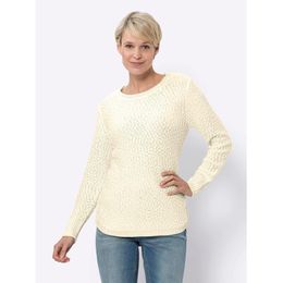 Sieh an! Langarm-Pullover in ecru | Gr.: 42