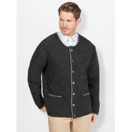 WITT WEIDEN Strickjacke in graphit-meliert | Gr.: 60/62