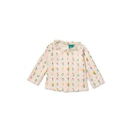Little Green Radicals Bluse aus Bio-Baumwolle in Creme | Gr.: 12-18 MONATE