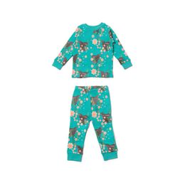 Little Green Radicals Pyjama aus Bio-Baumwolle in Gr&uuml;n | Gr.: 5-6 Jahre
