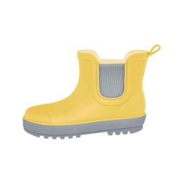 Playshoes Regenstiefel Halbschaft uni in gelb | Gr.: 21