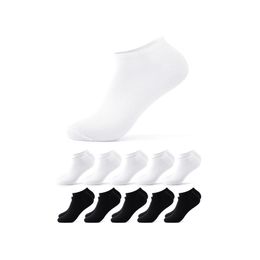 Occulto 10er Pack Sneaker Socken Alex in Schwarz-Wei&szlig; | Gr.: 39-42