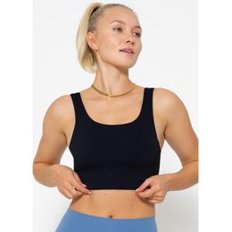 SASSYCLASSY Basic Sport-BH in Schwarz | Gr.: L