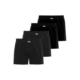 Seidensticker Boxershorts Web in Schwarz | Gr.: XXL
