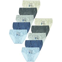 LOREZA 10er Set Slips- Space - Bunt | Gr.: 116/122