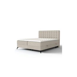 maison de r&ecirc;ve Boxspringbett mit Stauraum Annakie beige Ma&szlig;e (cm): B: 142 H: 120 &raquo; H&ouml;ffner