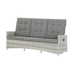 H&ouml;ffner Lounge-Sofa Padua grau Ma&szlig;e (cm): B: 210 H: 107 T: 85.0 &raquo; H&ouml;ffner