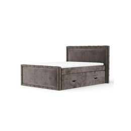 maison de r&ecirc;ve Boxspringbett mit Stauraum &brvbar; braun &brvbar; Ma&szlig;e (cm): B: 227 H: 123 &raquo; H&ouml;ffner