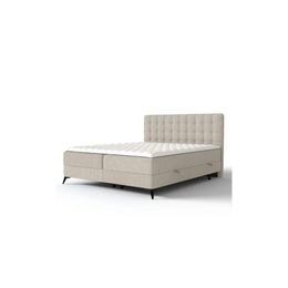 maison de r&ecirc;ve Boxspringbett mit Stauraum Annakie beige Ma&szlig;e (cm): B: 202 H: 120 &raquo; H&ouml;ffner