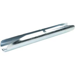 Verbinder Liedeco, grau (chromfarben), L:12cm, Gardinenstangenhalterungen, f&uuml;r Rohre &Oslash; 16 mm