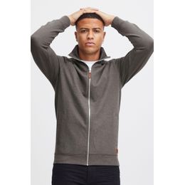Kapuzenpullover Blend "BHAlio", Herren, Gr. M, pewter mix, Sweatware, 60% Baumwolle, 40% Polyester, unifarben, regular fit normal, ohne Ausschnitt, eingesetzt, Pullover Kapuzenpullover, Sweatshirtjacke mit zwei Eingriffstaschen