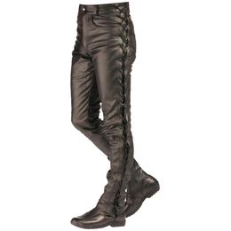 Motorradhose Roleff "RO 3" Gr. 62, schwarz, Hosen, 62, N-Gr, Obermaterial: 100% Rindnappaleder, 4 Taschen