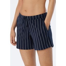 Shorts Schiesser "Mix + Relax", Damen, Gr. 40, N-Gr, bunt (multicolor 1), Single Jersey, Obermaterial: 95% Baumwolle, 5% Elasthan, bequem kurz, Hosen Shorts, seitliche Taschen, Single Jersey, bequem, lockerer Schnitt
