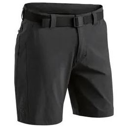 Funktionsshorts Maier Sports "Nil Short M", Herren, Gr. 60, Normalgr&ouml;&szlig;en, schwarz, 90% Polyamid, 10% Elasthan, Hosen, Herren Shorts, kurze Wanderhose, Outdoorhose 4 Taschen, Regular Fit