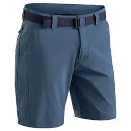 Funktionsshorts Maier Sports "Nil Short M", Herren, Gr. 56, Normalgr&ouml;&szlig;en, blau (jeansblau), 90% Polyamid, 10% Elasthan, Hosen, Herren Shorts, kurze Wanderhose, Outdoorhose 4 Taschen, Regular Fit