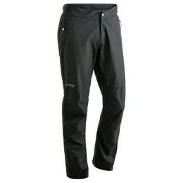 Regenhose Maier Sports "Raindrop M", Herren, Gr. 25, Kurzgr&ouml;&szlig;en, schwarz, 100% Polyester, Hosen Regenhose, Herren Outdoorhose, wasserdicht winddicht, auch als &Uuml;berhose nutzbar
