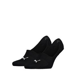 F&uuml;&szlig;linge Puma "Puma UNISEX MID CUT FOOTIE", Damen, Gr. 39-42, schwarz, Baumwollmischung, normal, Socken, No-Show-Socks, Silikon in der Ferse f&uuml;r optimalen Halt