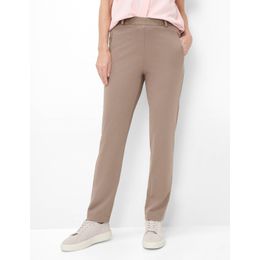 Chinohose RAPHAELA BY Brax "Style CILLY", Damen, Gr. 48, Normalgr&ouml;&szlig;en, taupe, 53% Baumwolle, 38% Polyamid, 9% Elasthan, Hosen Chinohose