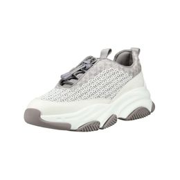 Sneaker Steve Madden "Steve Madden Sneaker Lederimitat/Textil", Herren, Gr. 41, wei&szlig;, grau, Lederimitat, Textil, Schuhe Sneaker