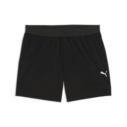 Trainingsshorts Puma "Dreamrun dryCELL 5" Laufshorts Herren", Herren, Gr. L, Normalgr&ouml;&szlig;en, schwarz, Obermaterial: 88% Polyester, 12% Elasthan. Taschenfutter: 100% Polyester. Innenhose: 100% Polyester. Unterer Bund: 26% Elasthan, 74% Polyester, regular fit, Hosen