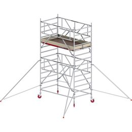 Altrex Fahrger&uuml;st RS TOWER 42 breit mit Safe-Quick , Holzplattform, L&auml;nge 1,85 m, Arbeitsh&ouml;he 5,20 m