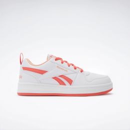 Sneaker Reebok CLASSIC "REEBOK ROYAL PRIME 2.0", M&auml;dchen, Gr. 31, ftwrwei&szlig;, sunsetcoral, sunkissedorange, Synthetik, Schuhe Sneaker
