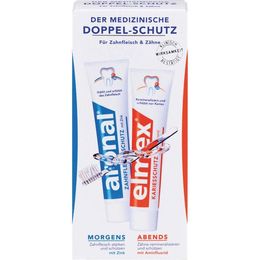 CP GABA ARONAL/ELMEX Doppelschutz Zahnpasta 2X75 ml