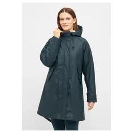 Regenmantel Derbe "Tidaholm", Damen, Gr. 40, blau (navy), Obermaterial: 100% Polyester; Futter: 100% Polyester, M&auml;ntel, Wasserabweisend, winddicht, Teddylining