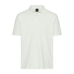 Poloshirt BOSS Orange "Pe__Dye", Herren, Gr. XL, open blau474, Jersey, Obermaterial: 100% Baumwolle, regular fit, hoch geschlossener Ausschnitt, eingesetzt eingefasste Kante, Shirts, mit Polokragen