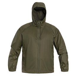 Mil-Tec Regenjacke Quickpack oliv, Gr&ouml;&szlig;e 3XL